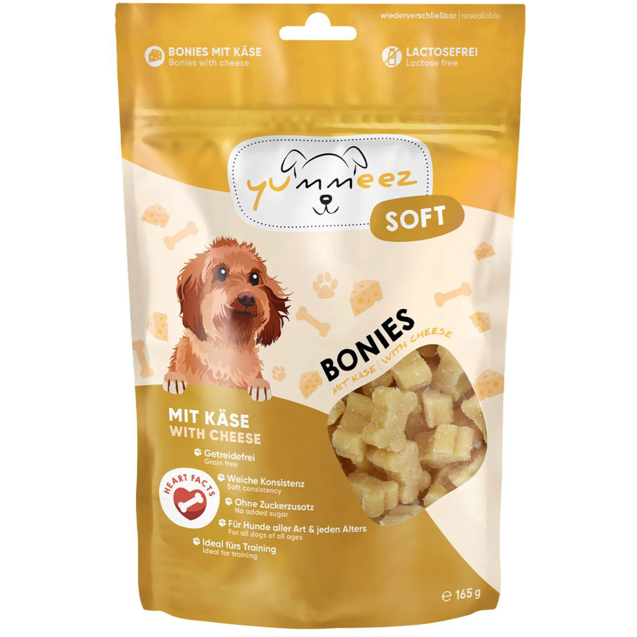 yummeez SOFT BONIES dog snack cheese