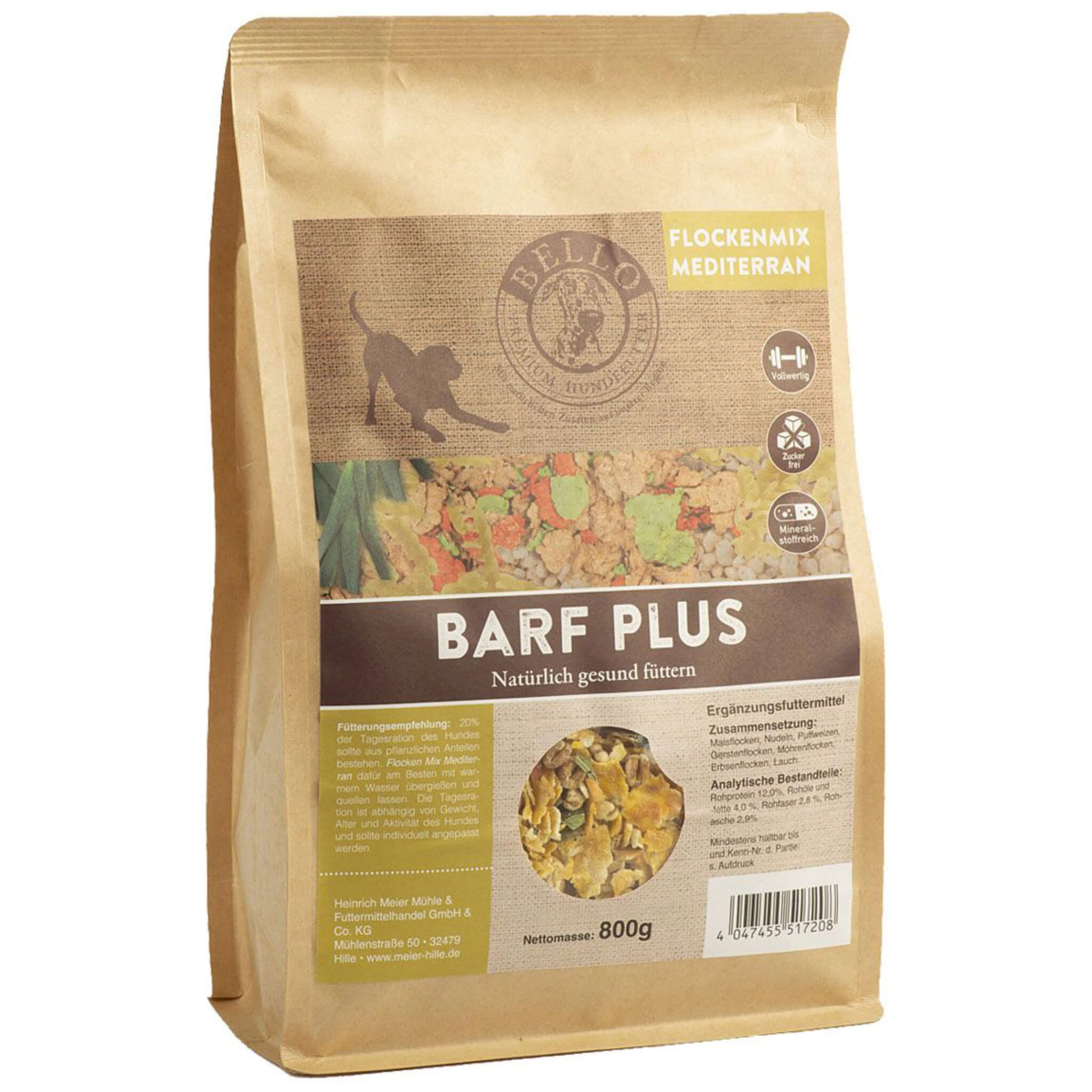 Bello Barf Plus Flockenmix Mediterran for dogs