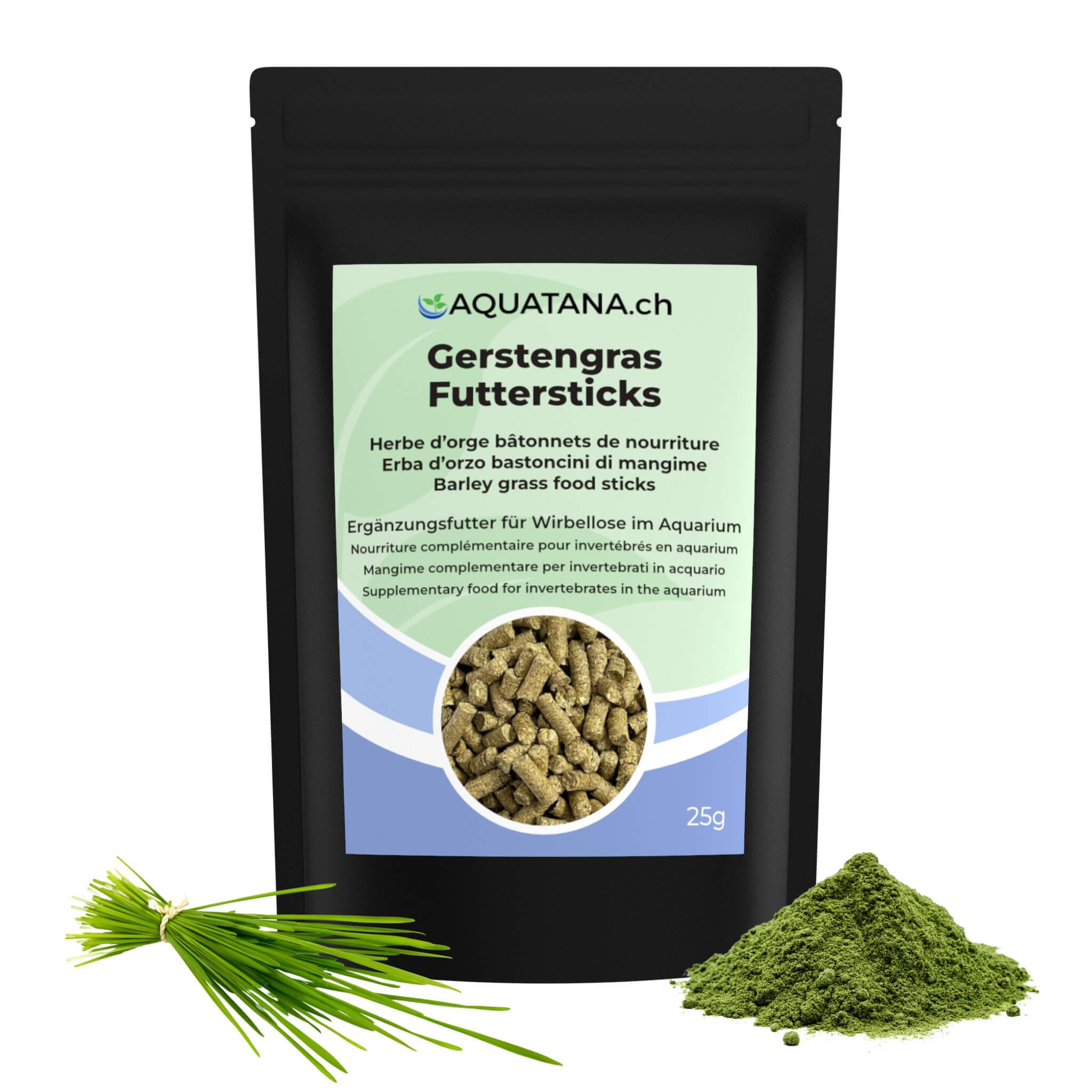Barley grass food sticks – AQUATANA